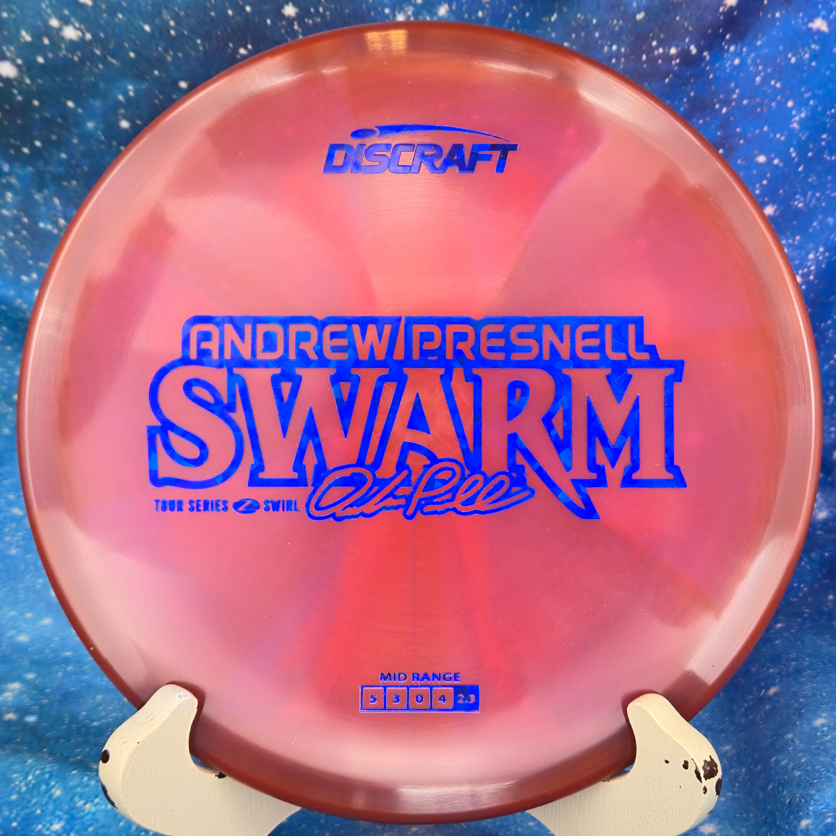 Discraft - 2025 Andrew Presnell Tour Series Swarm - Z Swirl – Gravity Disc Golf