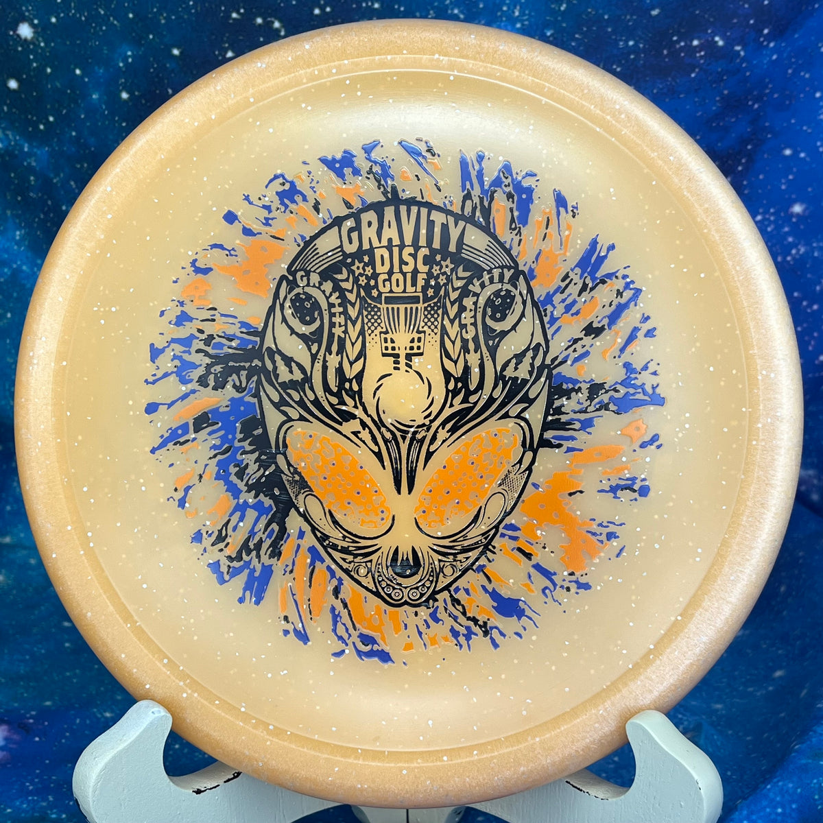 Infinite Discs - Glyph - Metal Flake Glow C-Blend - Neon Alien Head ...