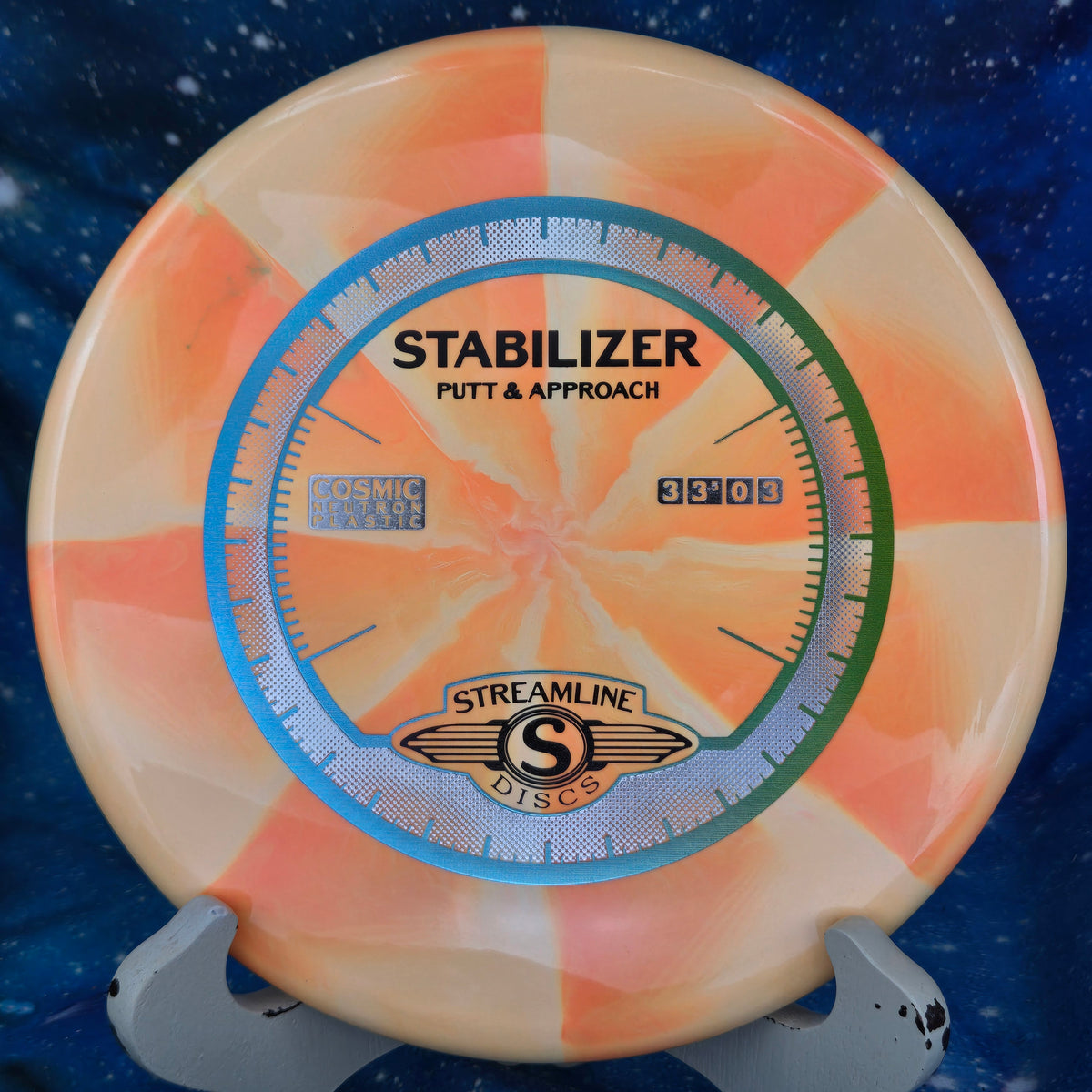 Streamline Stabilizer Approach Disc | Cosmic Neutron | Gravity Disc Golf